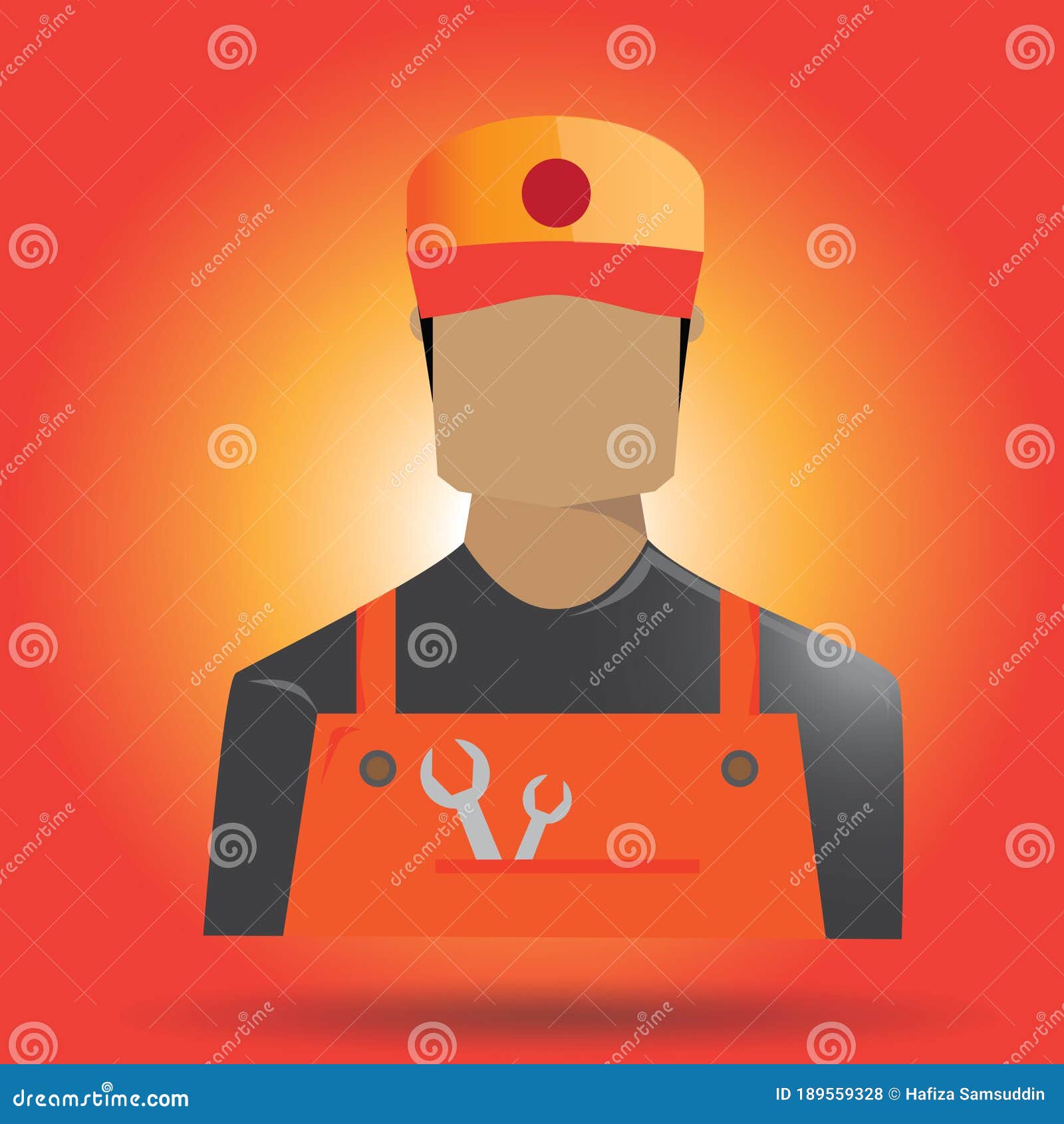Pit Crew. Vector Illustration Decorative Design Stock Vector ...