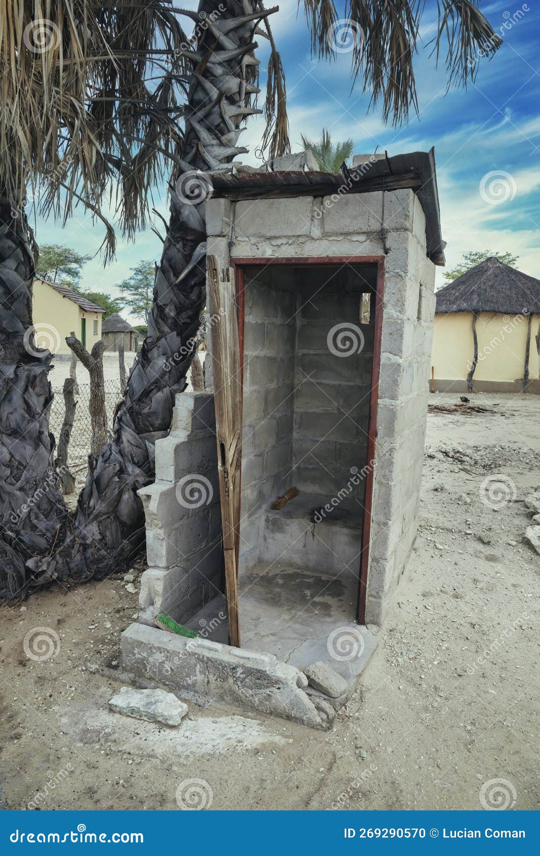 Pit latrine stock photo. Image of vintage, natural, village - 269290570