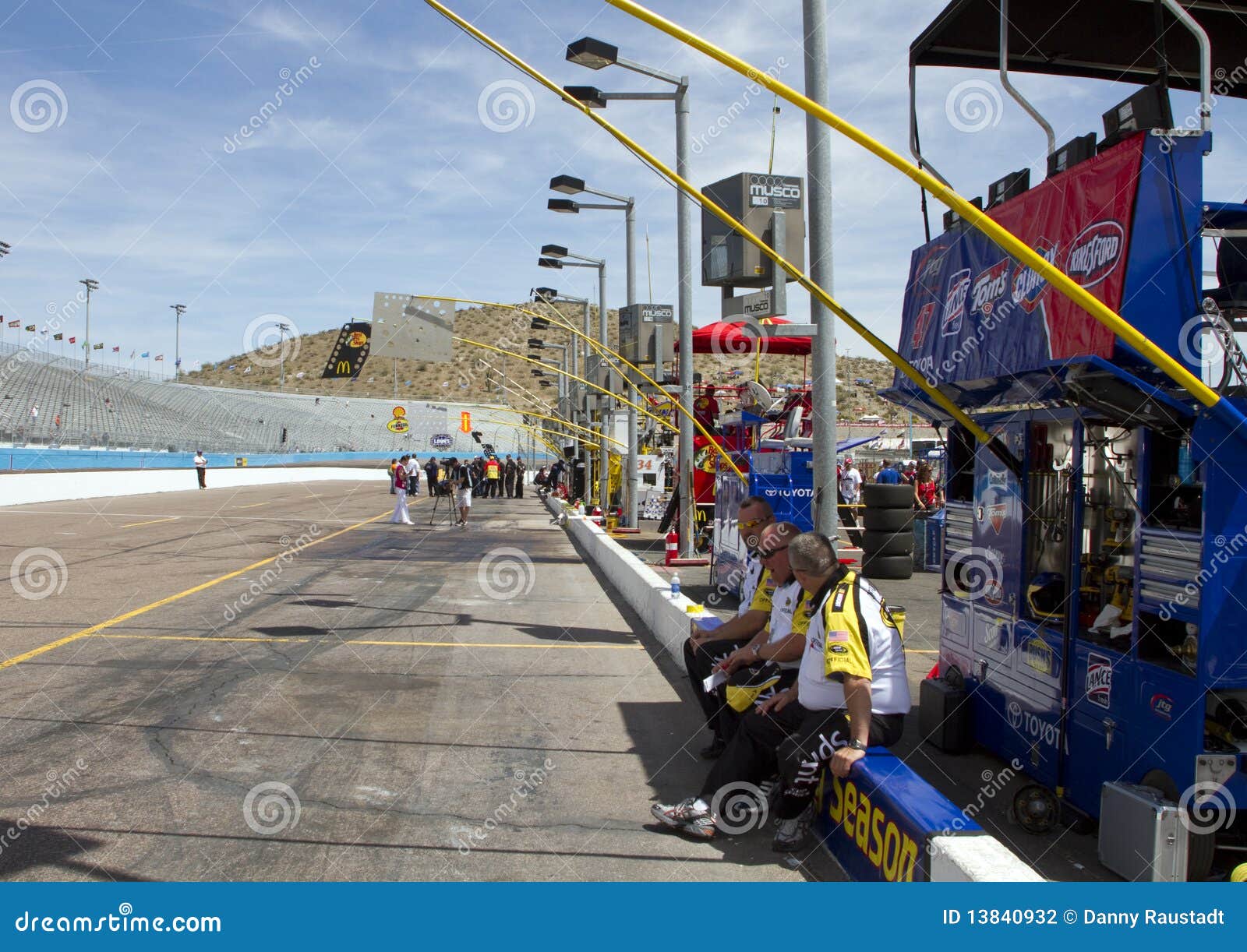 Pit Road at Phoenix International Raceway Editorial Photography - Image ...