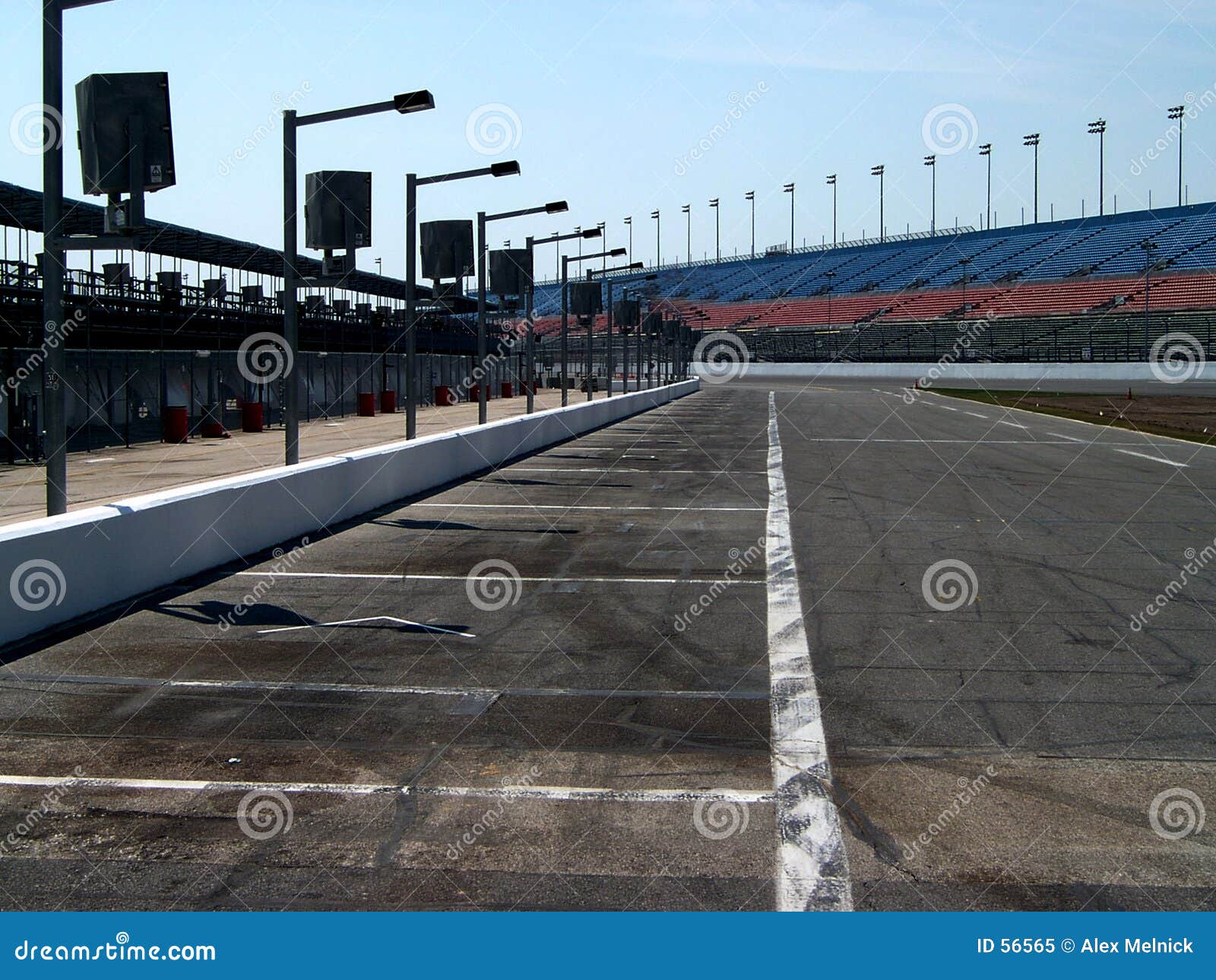 Pit Row stock image. Image of daytona, nascar, asphalt, highway - 56565