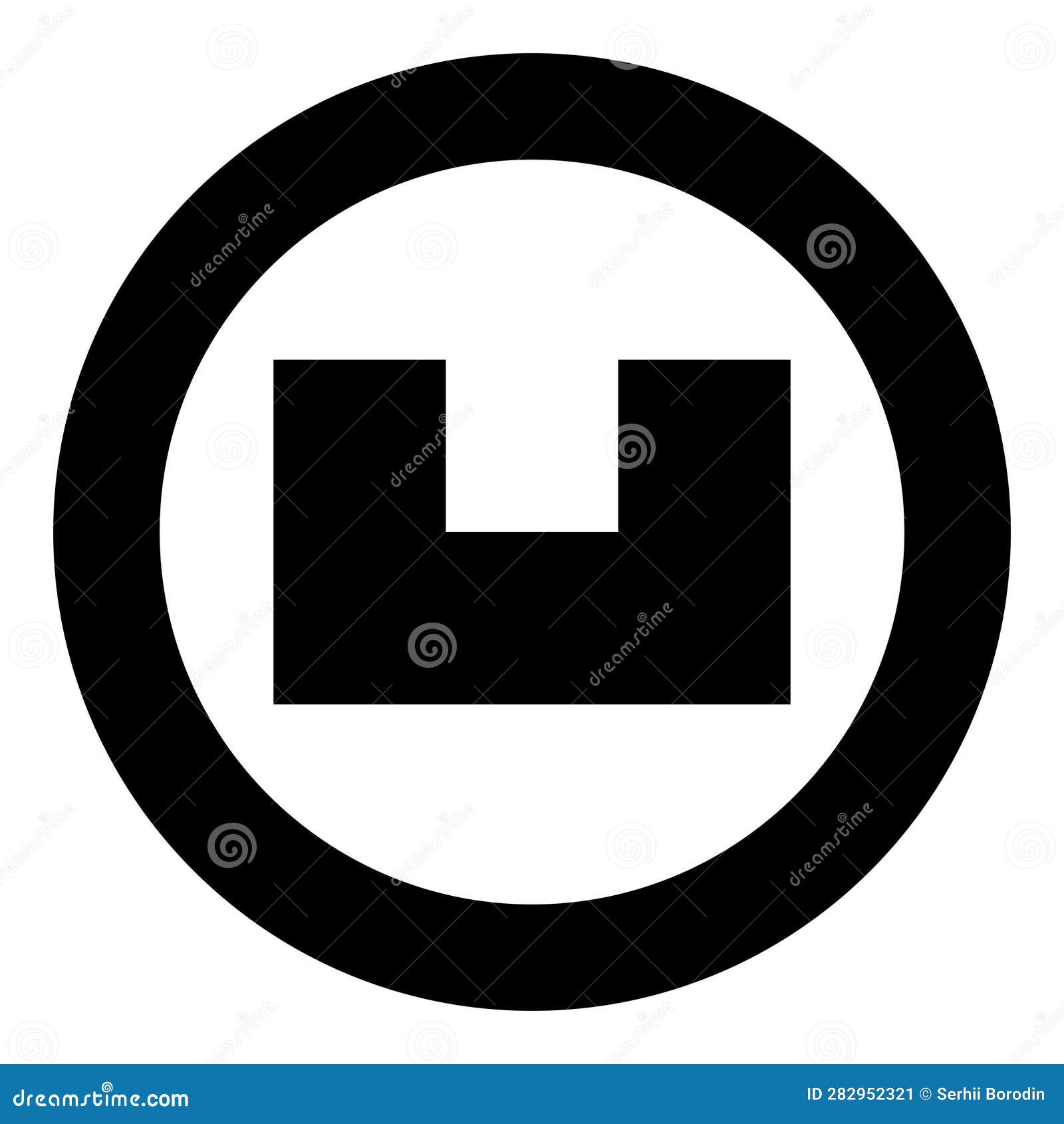 Pit with Square Hole Ground Dimple Icon in Circle Round Black Color ... Pit with Square Hole Ground Dimple Icon in Circle Round Black Color ...