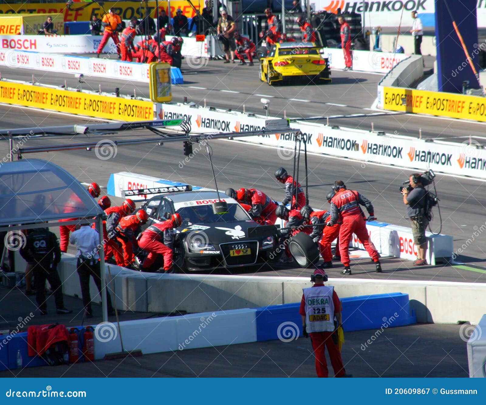 Pit stop in DTM editorial photography. Image of audi - 20609867