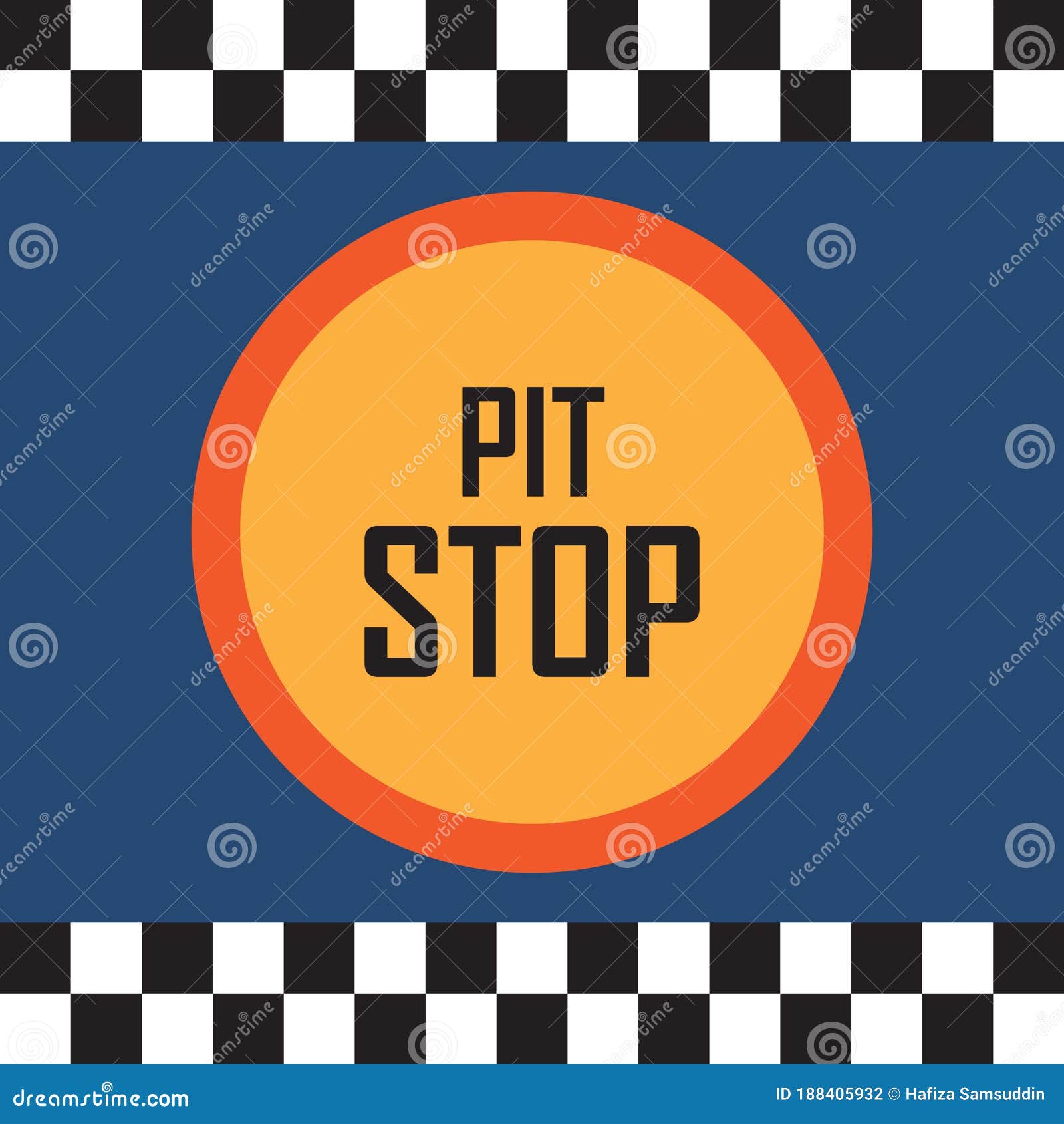 Pit Stop. Vector Illustration Decorative Design Stock Vector ...