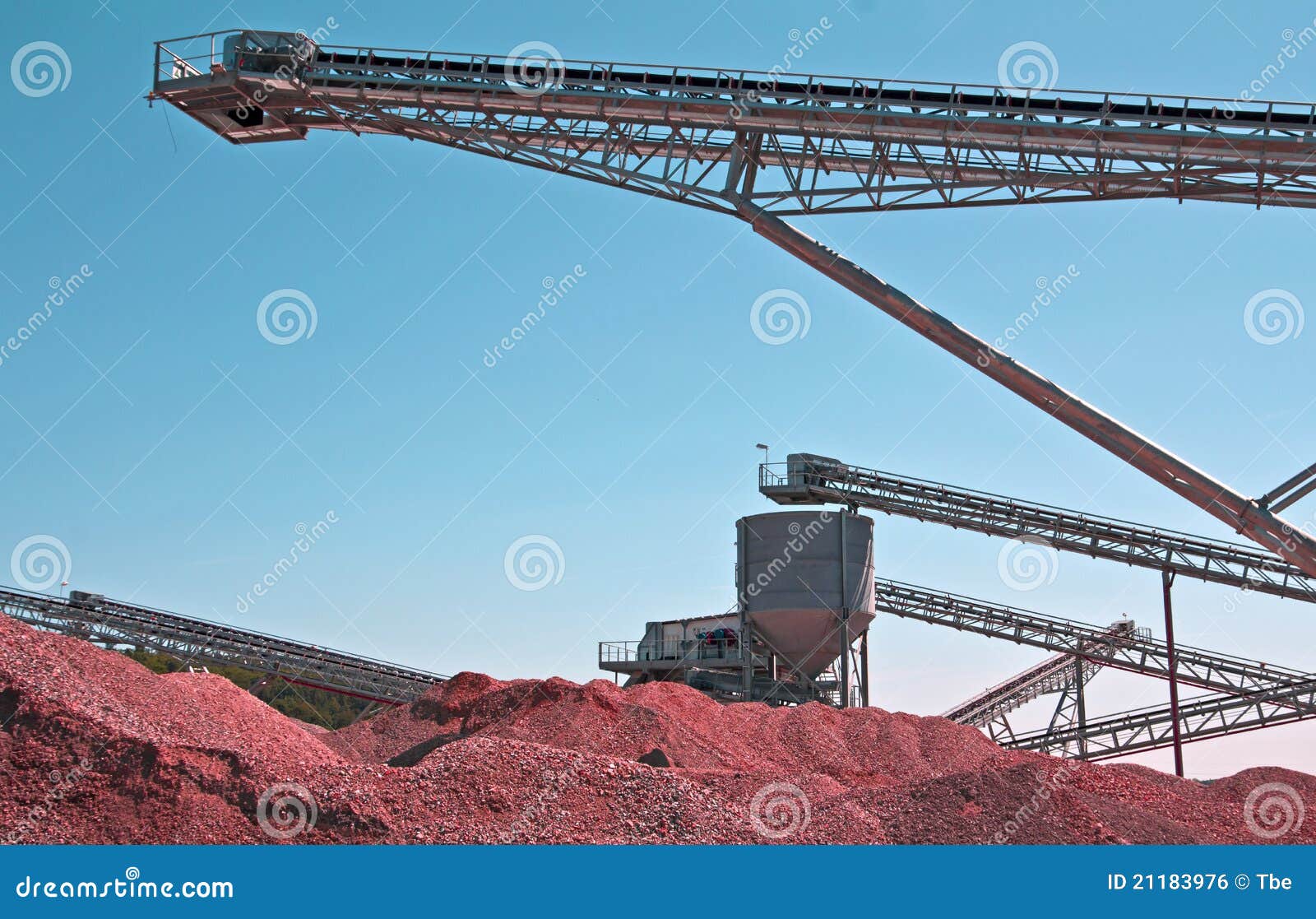 Pit surface mine stock photo. Image of industry, machinery - 21183976