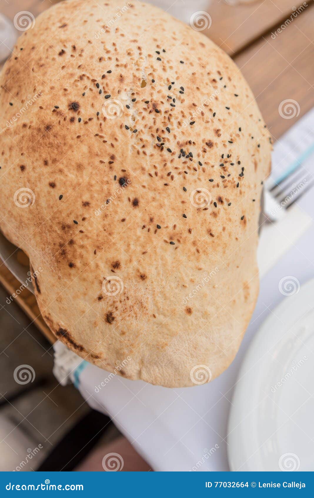 Pita Bread in Istanbul, Turkey Stock Photo - Image of crust, nature ...