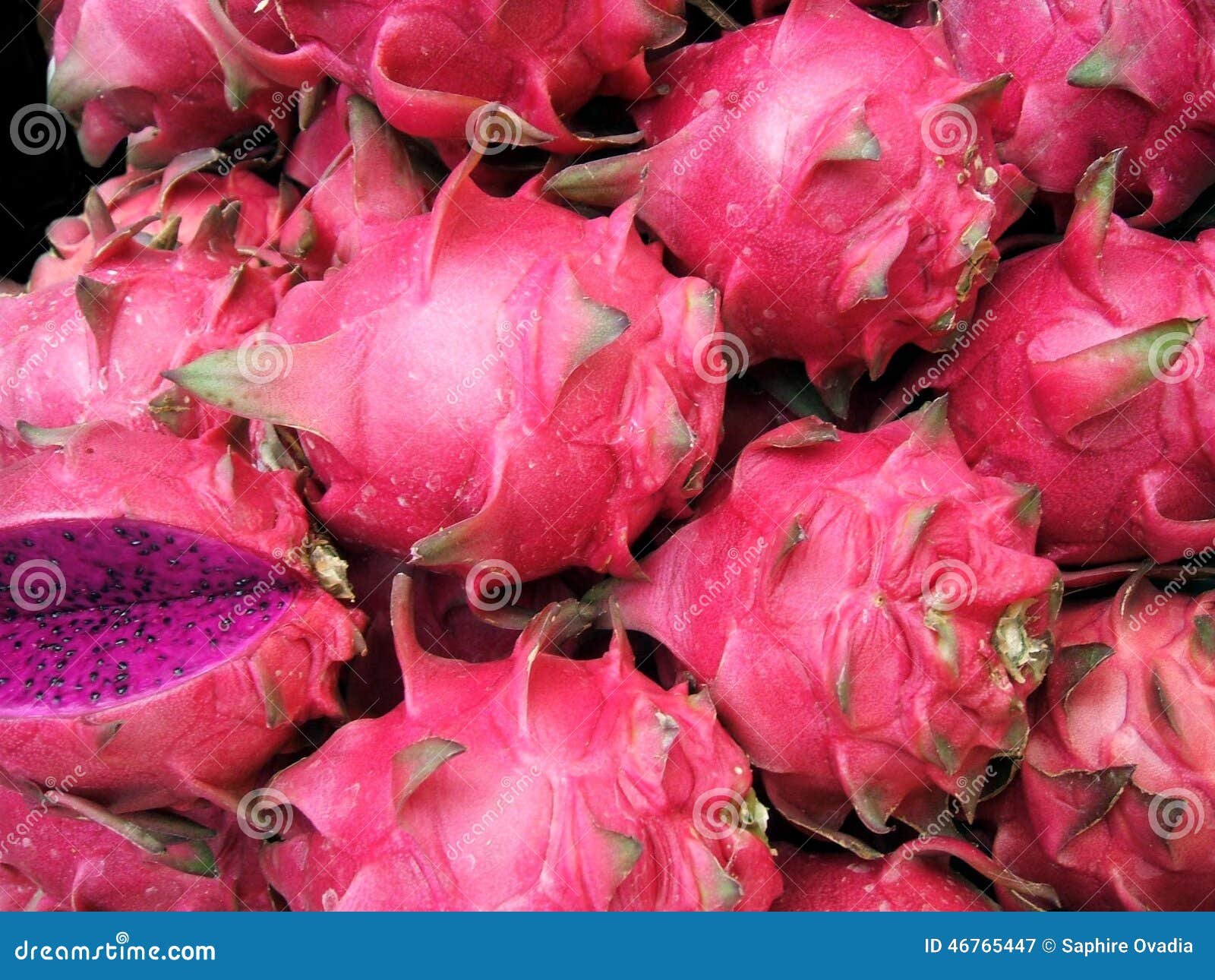 Pitaya Dragon Fruit Fruit Asiatique Fruit Tropical Image stock - Image ...