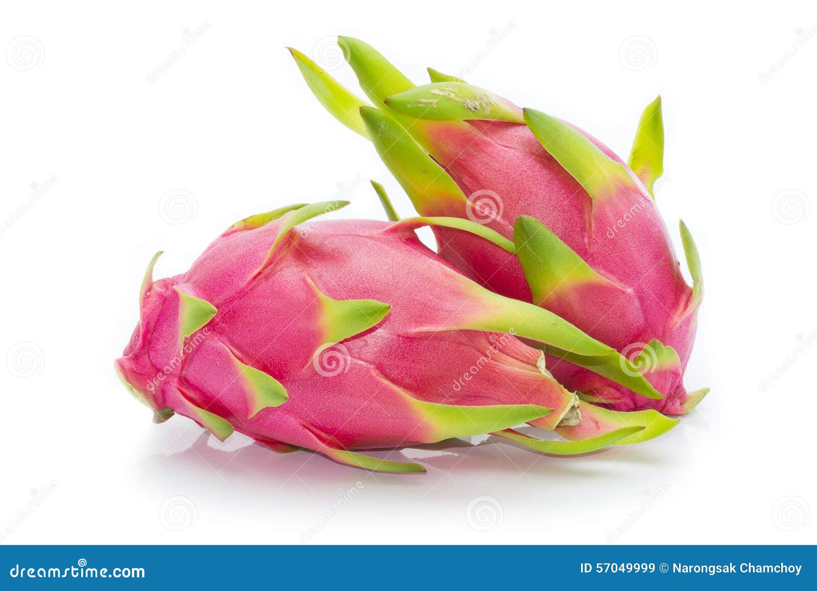Pitaya Fruit Isolated Against White Background Stock Image - Image of ...