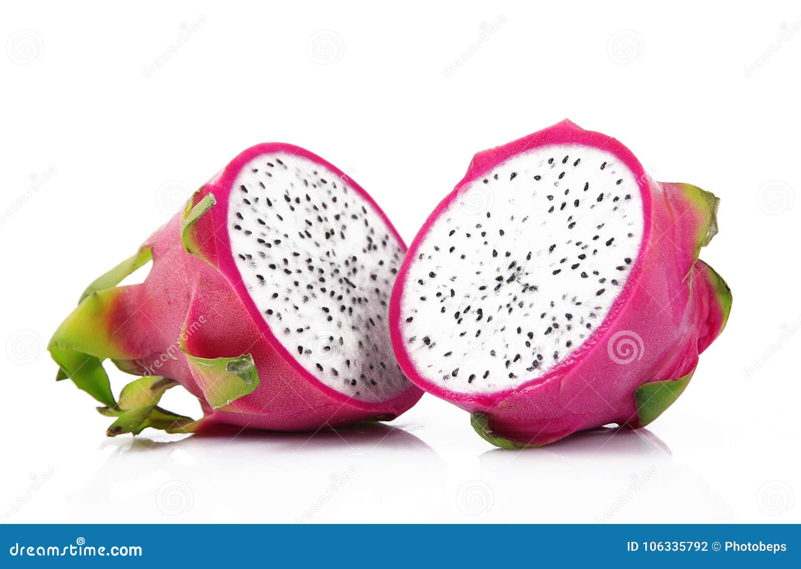 Pitaya Rouge Sur Le Fond Blanc Photo stock - Image du était, part ...