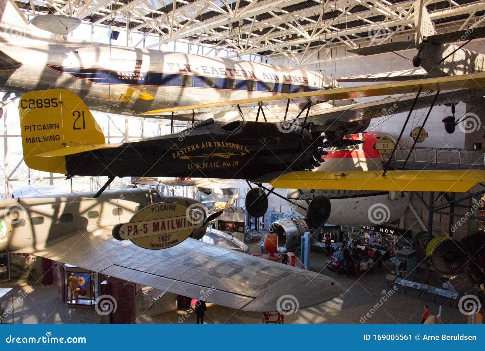 The Pitcairn Mailwing at the Smithsonian National Air and Space Museum ...