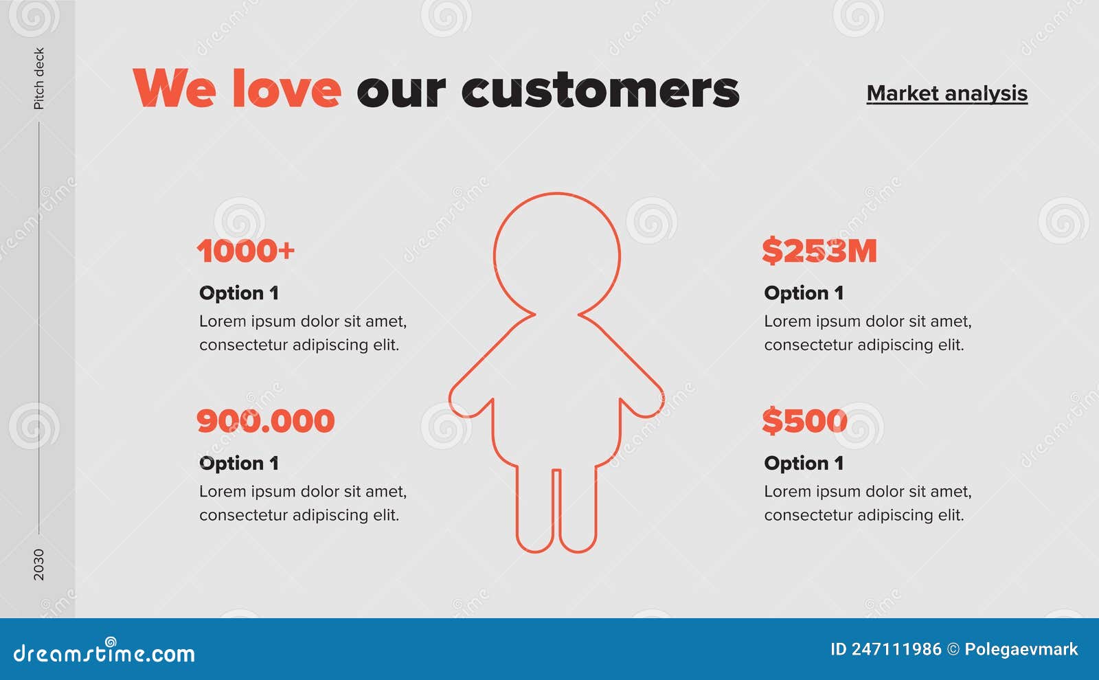 Pitch Deck Slide on Market Analysis. Part of Business Client ...