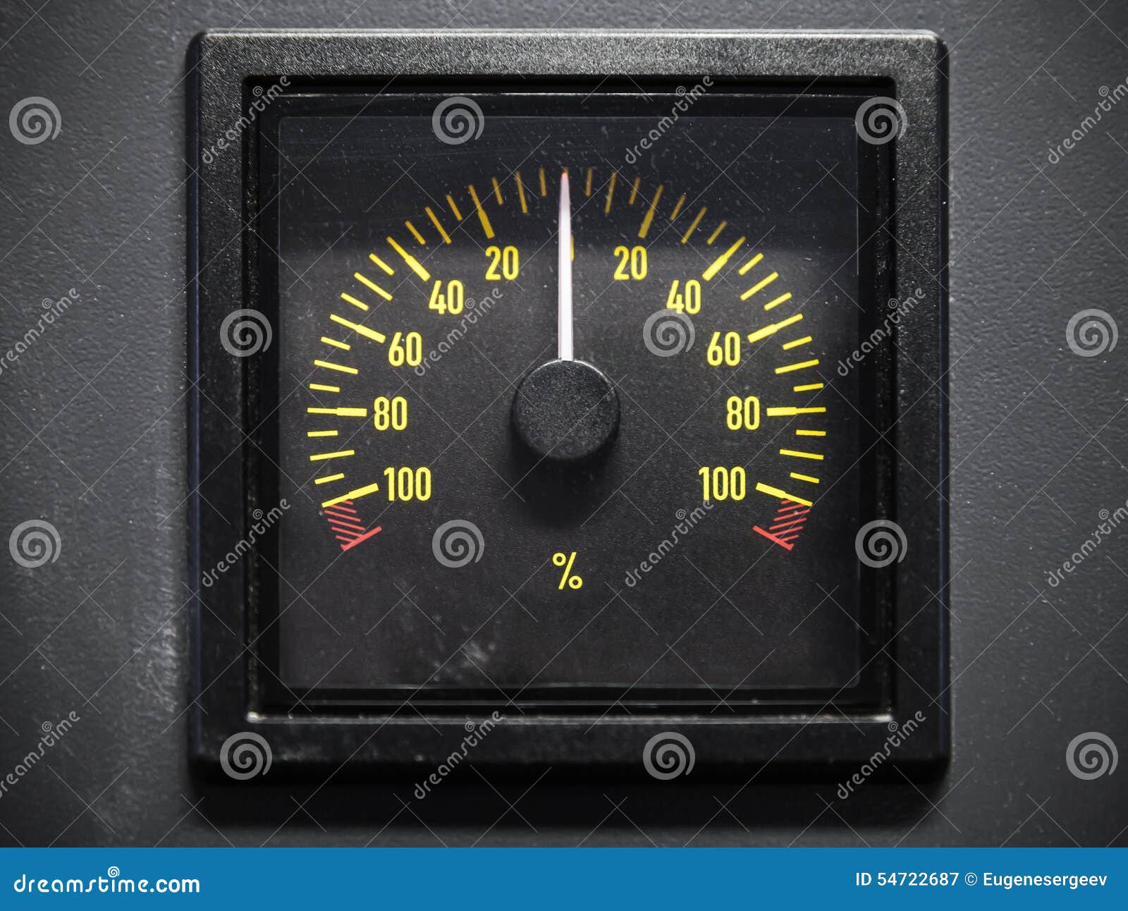 Pitch Indicator Scale, Selective Focus, Front View Stock Image - Image ...