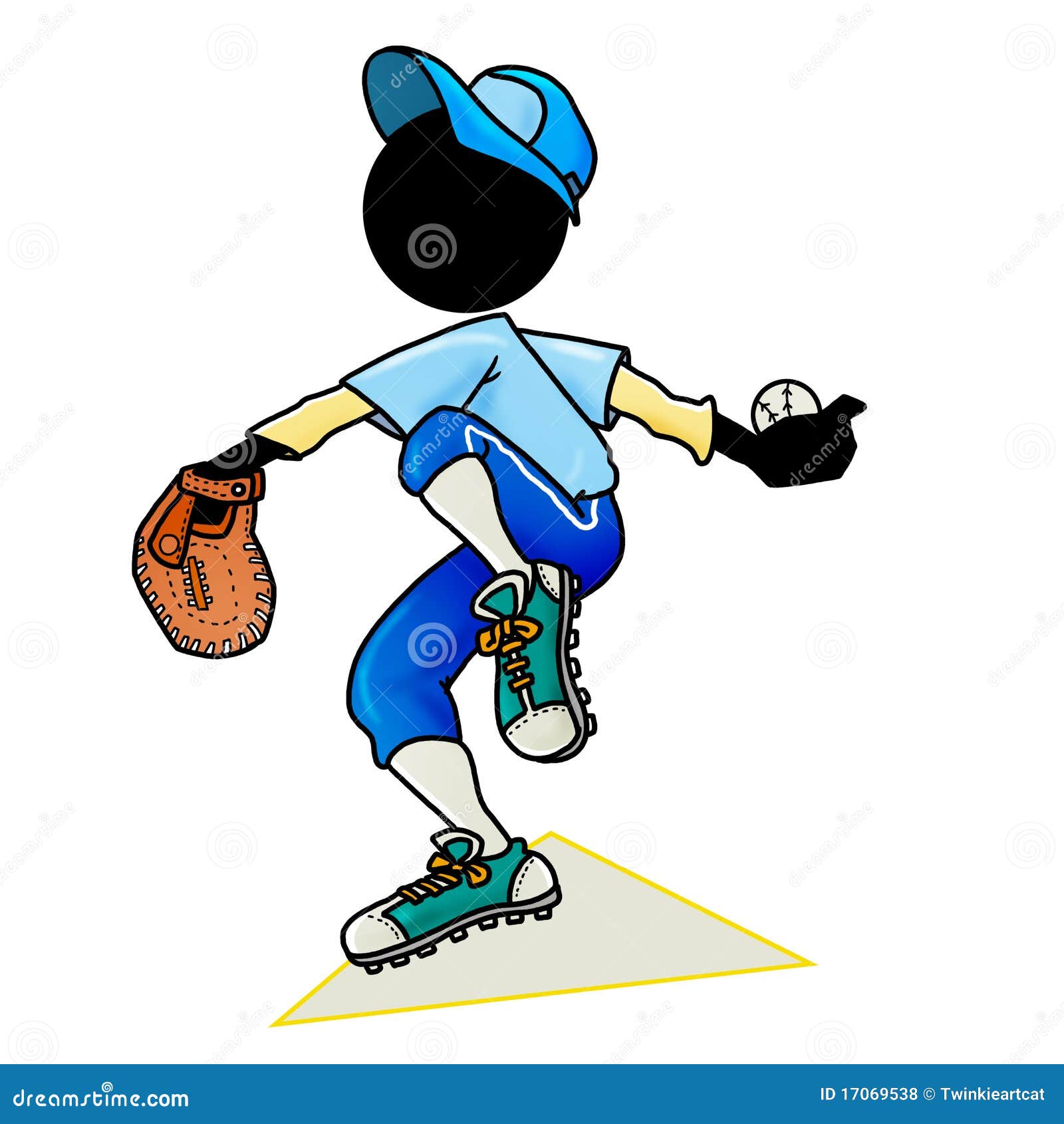 Pitcher stock illustration. Illustration of icon, cartoon - 17069538