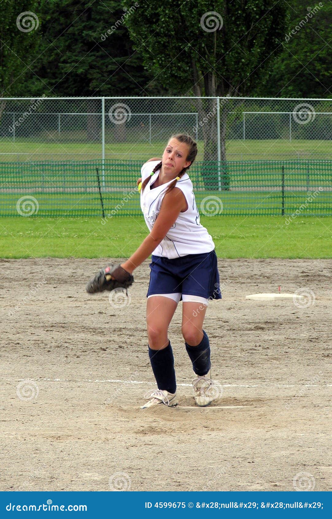 Pitcher stock image. Image of athletic, ladies, softball - 4599675