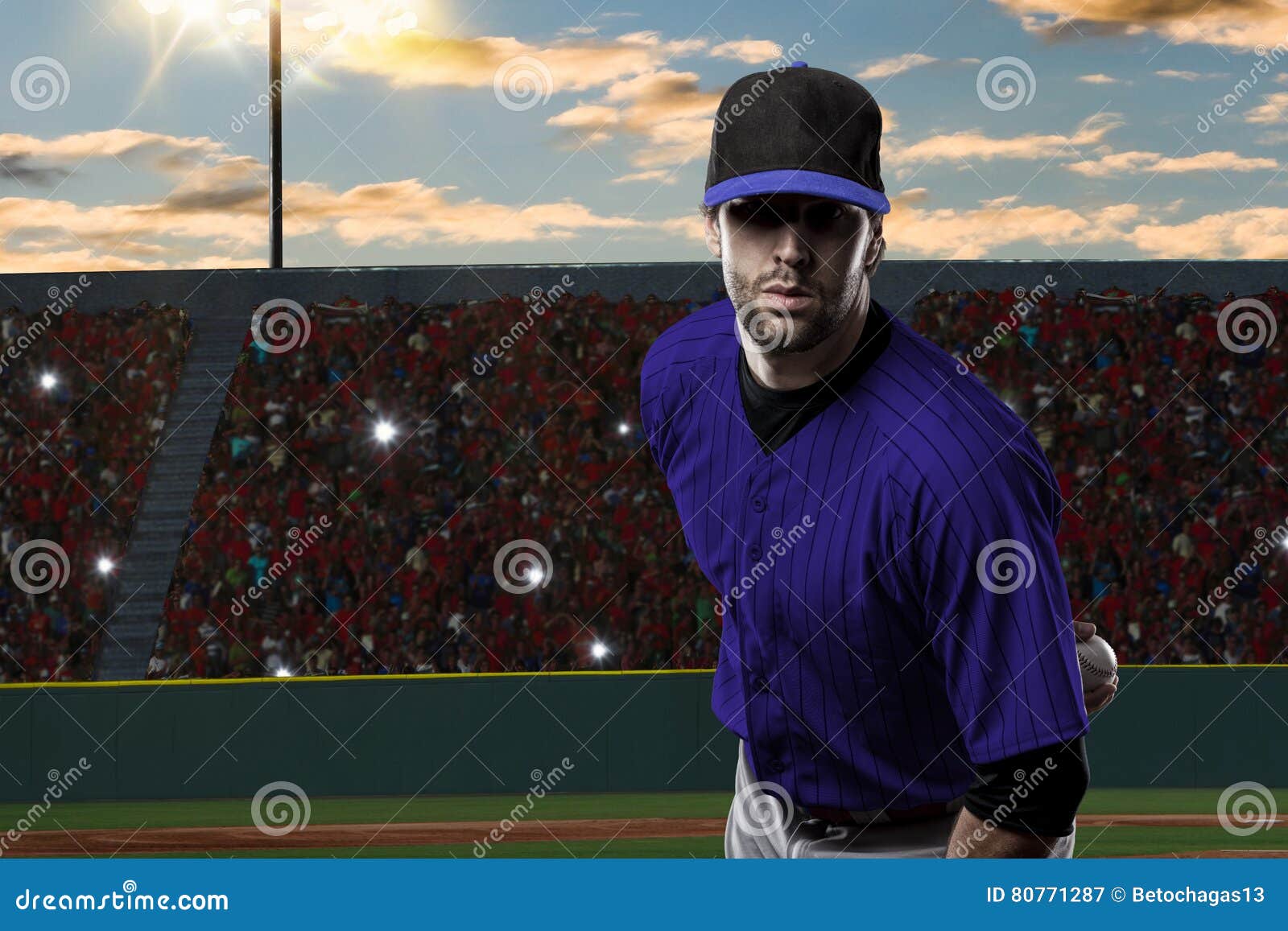 Pitcher Baseball Player stock image. Image of pitcher - 80771287