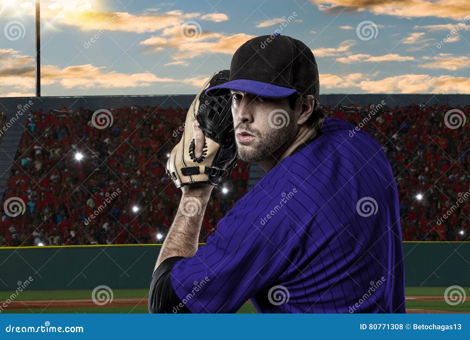 Pitcher Baseball Player stock photo. Image of player - 80771308