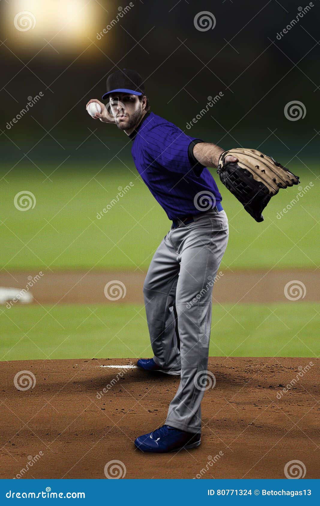 Pitcher Baseball Player stock photo. Image of player - 80771324