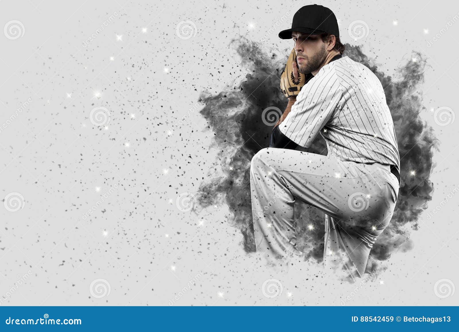 Pitcher Baseball stock image. Image of hitting, swinging - 88542459