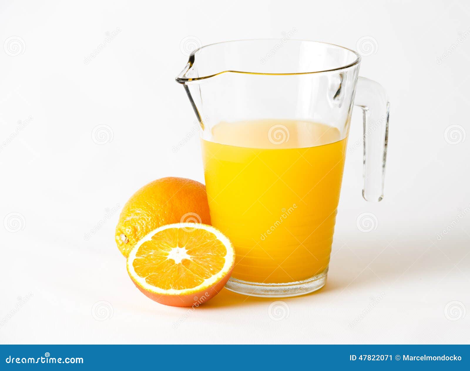 Pitcher Filled with Orange Juice Stock Image - Image of summer ...