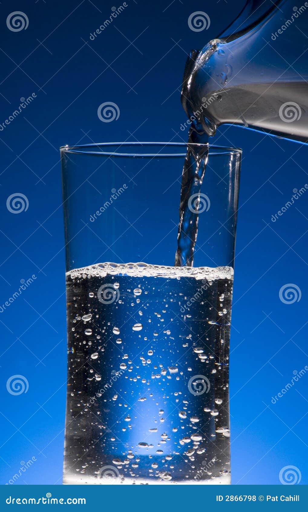 Pitcher fills glass stock photo. Image of thirst, water - 2866798
