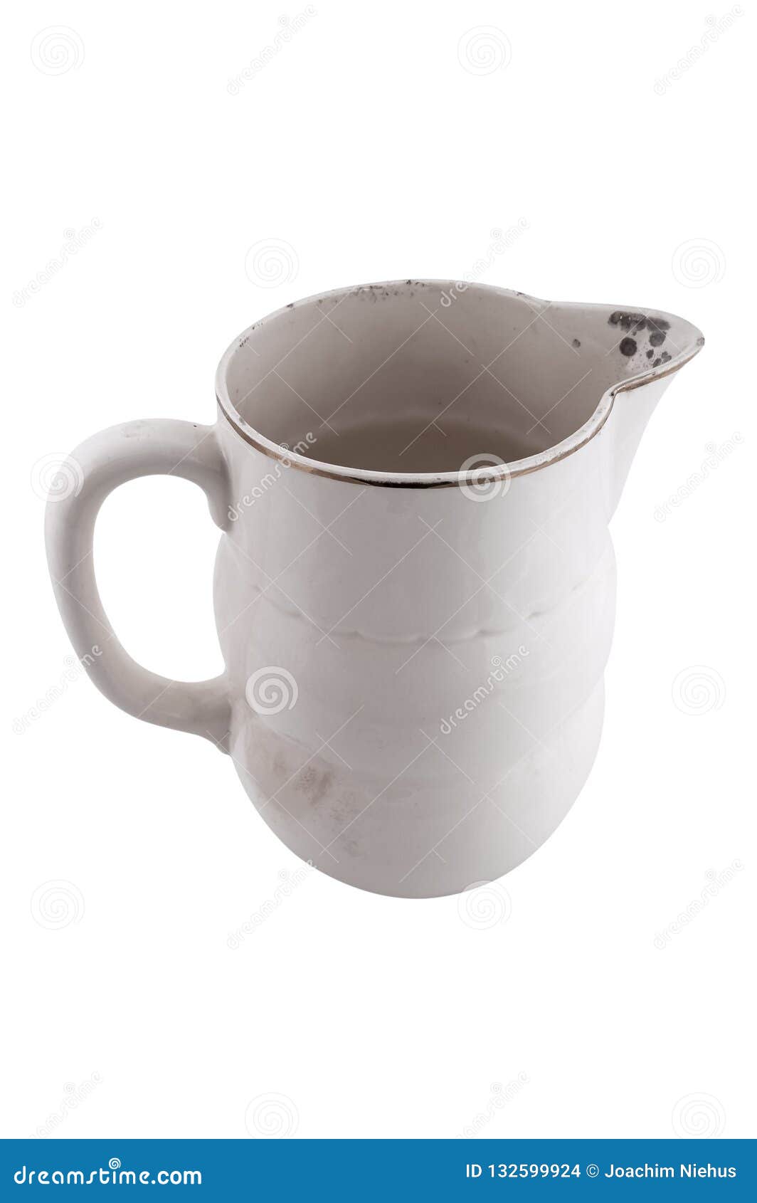 Pitcher Over Brightly Lit White Surface Stock Photo - Image of closeup ...