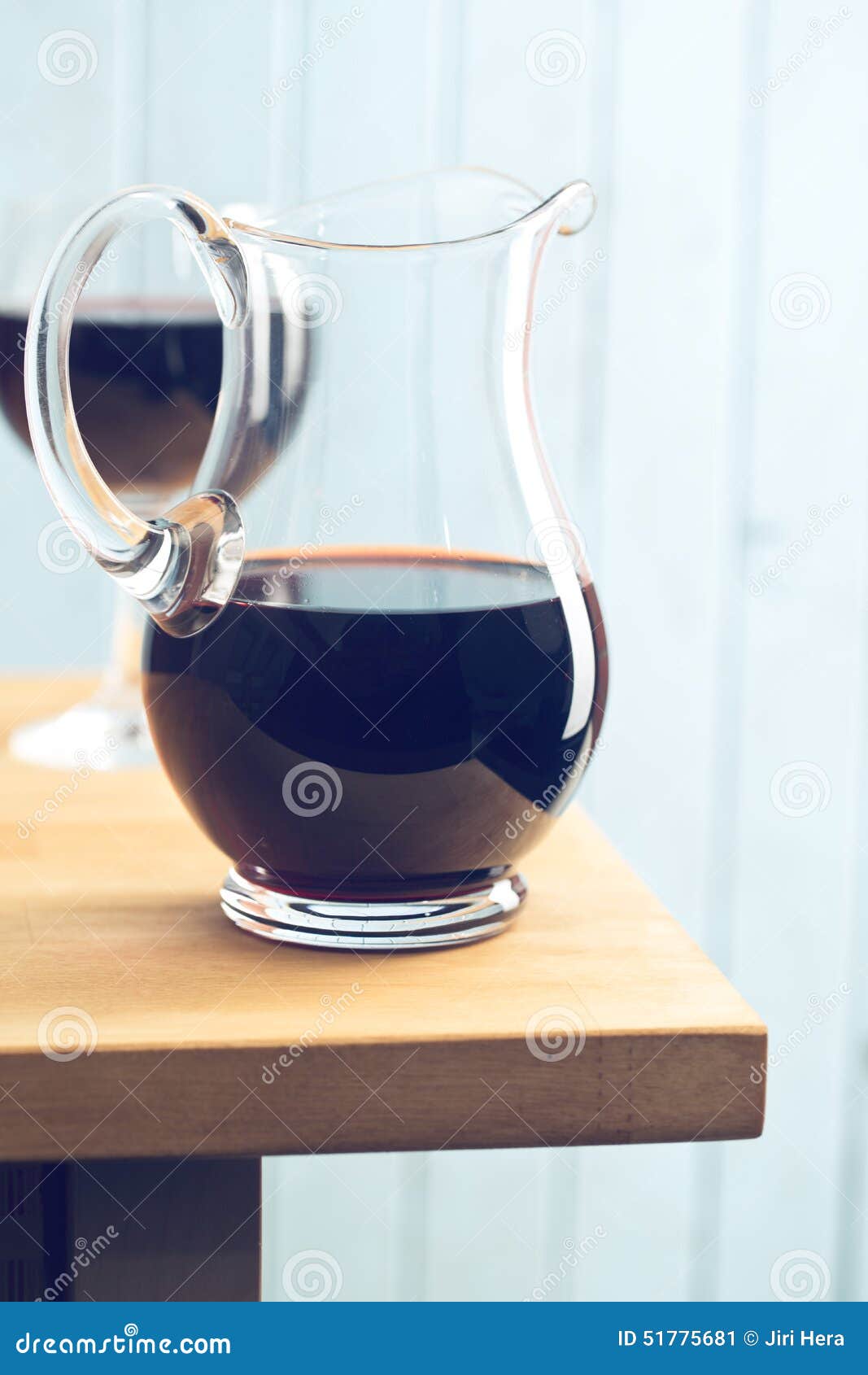 Pitcher of red wine stock image. Image of bordeaux, pitcher - 51775681