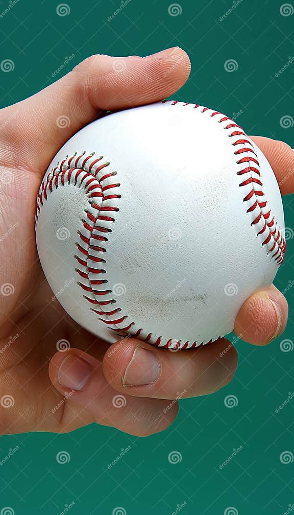 Pitcher S Precise Grip before Throw, Showcasing Control and Skill for ...