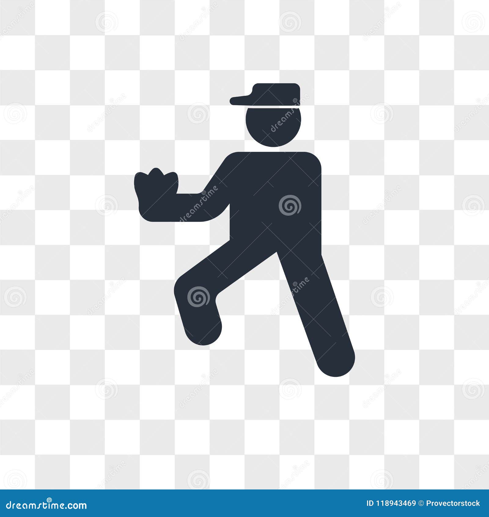 Pitcher Vector Icon Isolated on Transparent Background, Pitcher Logo ...