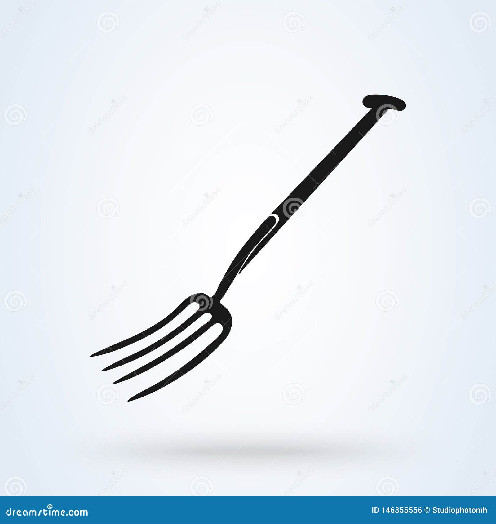 Pitchfork Icon. Agriculture Sign Symbol Stock Vector - Illustration of ...