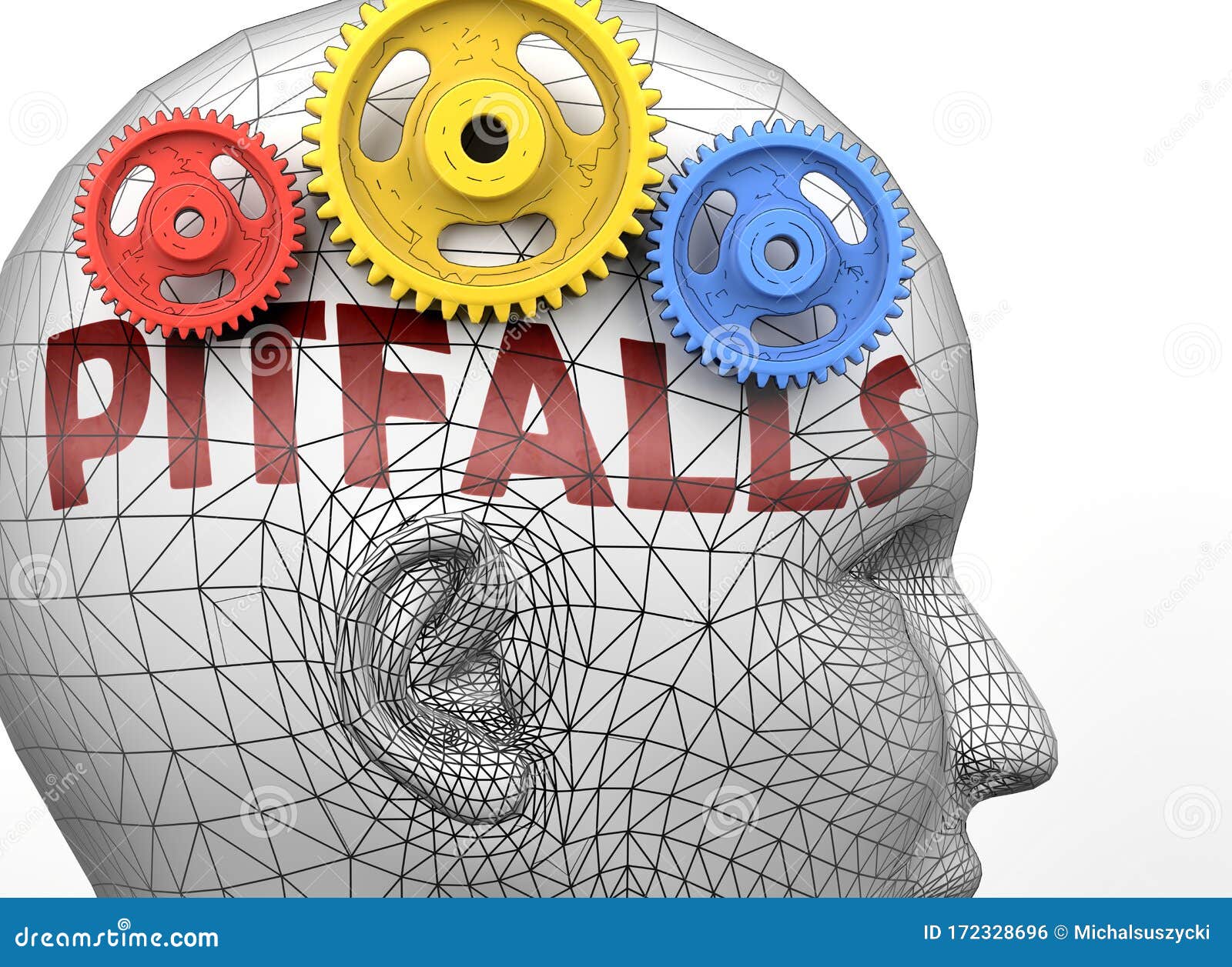 Pitfalls and Human Mind - Pictured As Word Pitfalls Inside a Head To ...