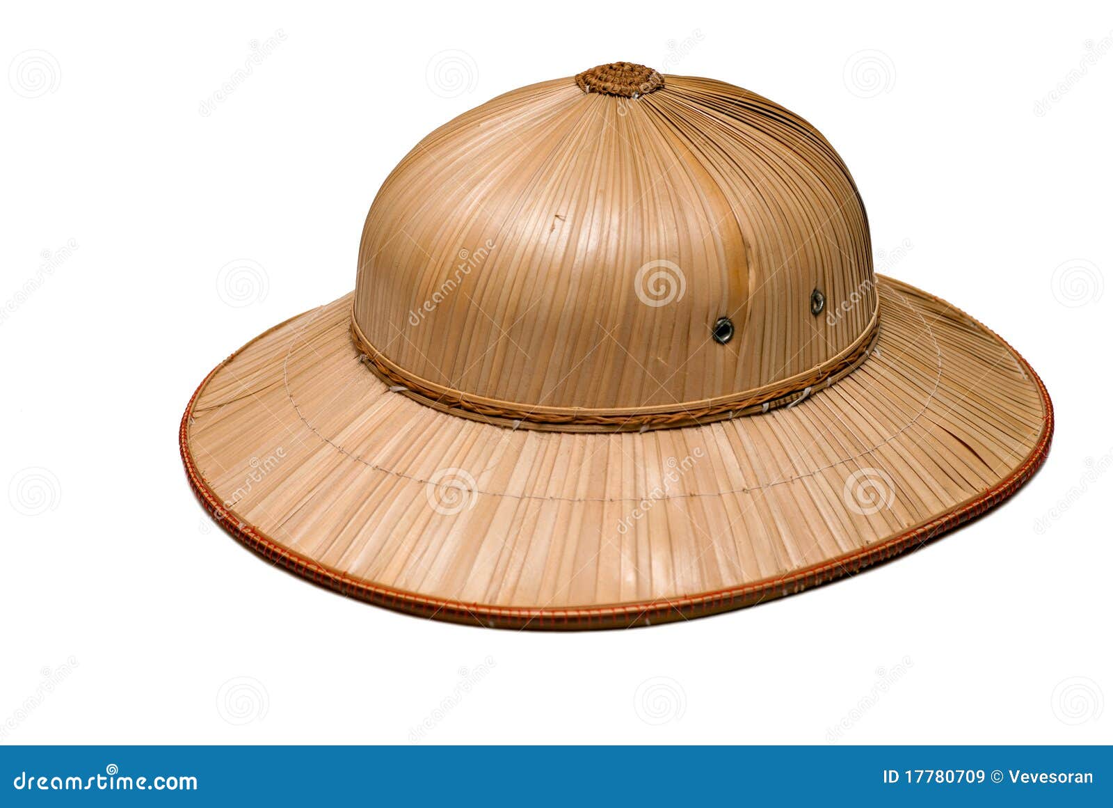 Tropical Pith Helmet With Goggles. Royalty-Free Stock Image ...