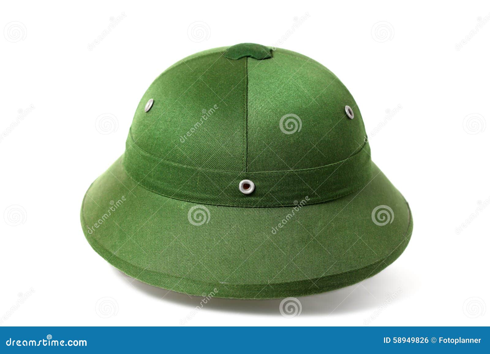 Tropical Pith Helmet With Goggles. Royalty-Free Stock Image ...