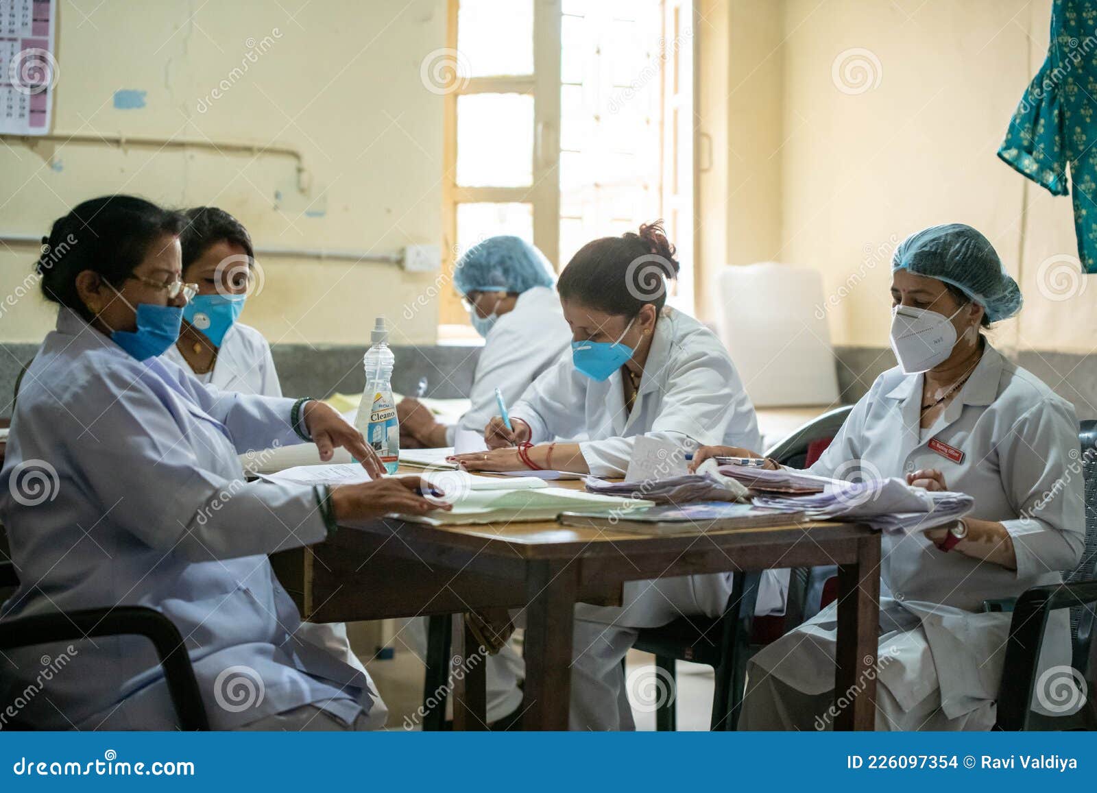 Pithoragarh, India, May, 2021 : Frontline Workers (female Nurses ...