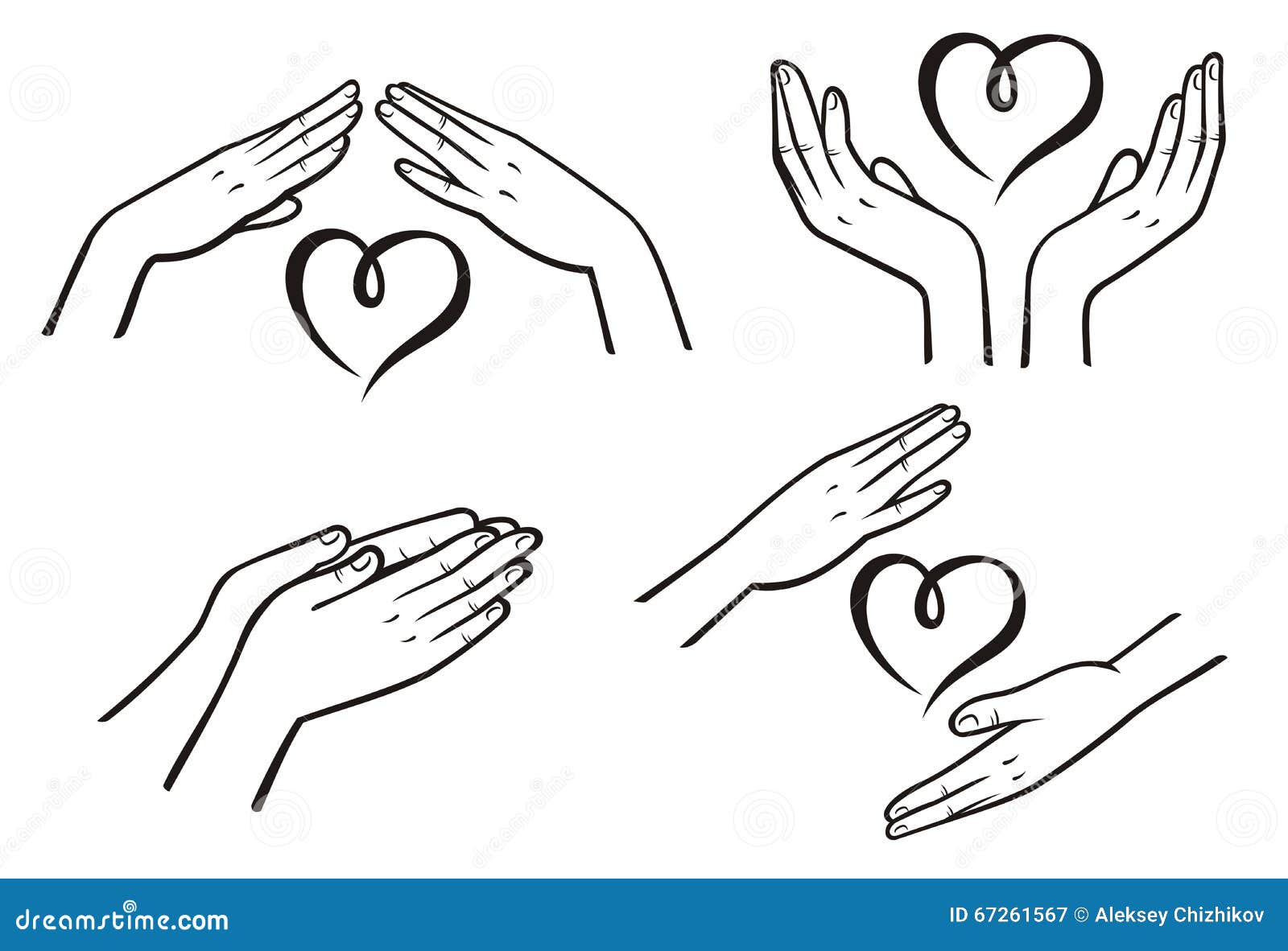 Pitié illustration de vecteur. Illustration du signe - 67261567