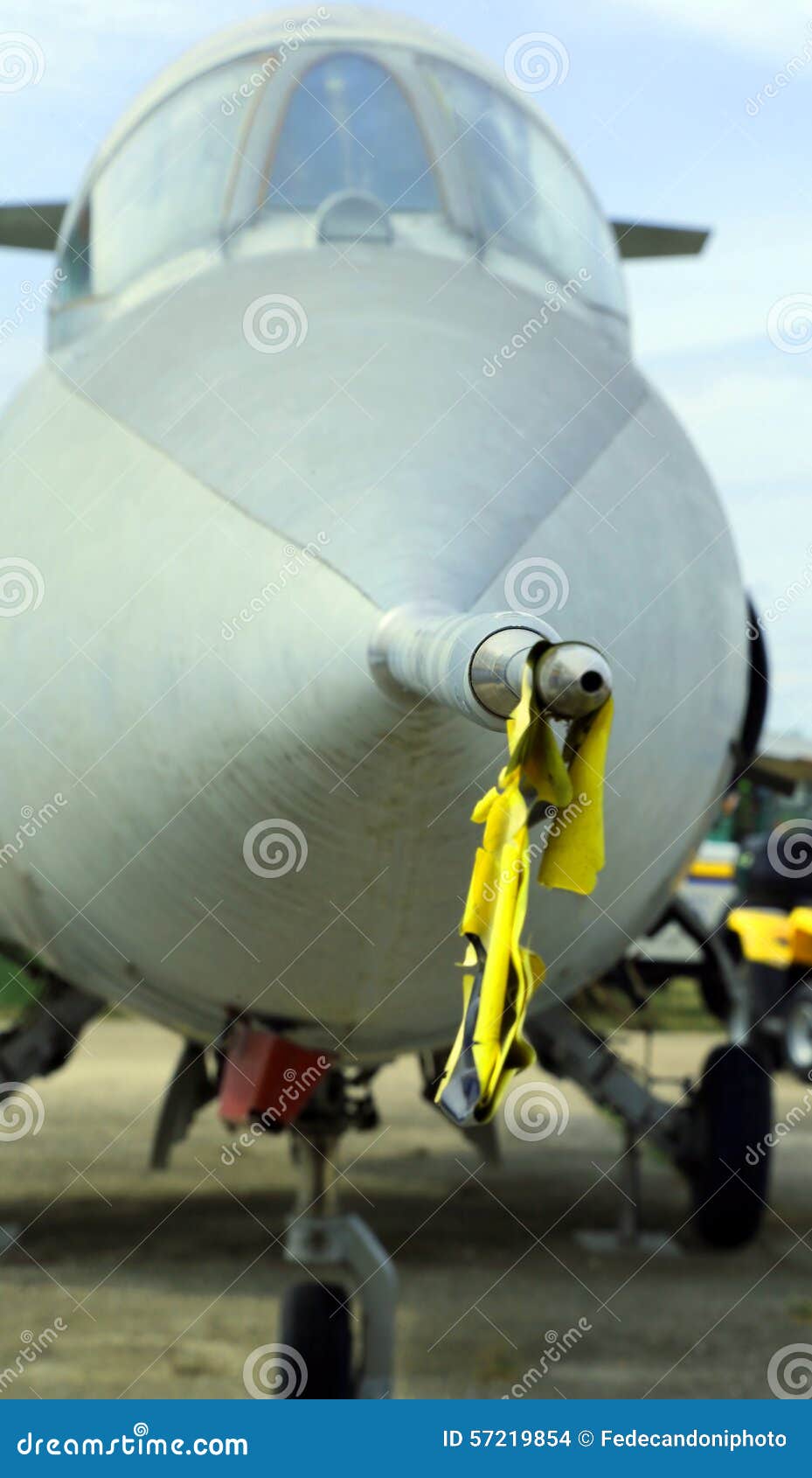 Pitot Static System in the Airplane in the Airport Stock Photo - Image ...