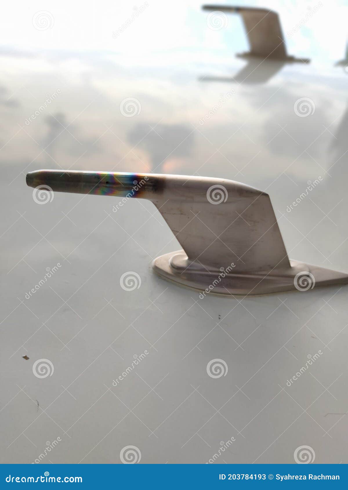 Pitot Tube for Input Dynamic Air To Airspeed Indicator Stock Image ...