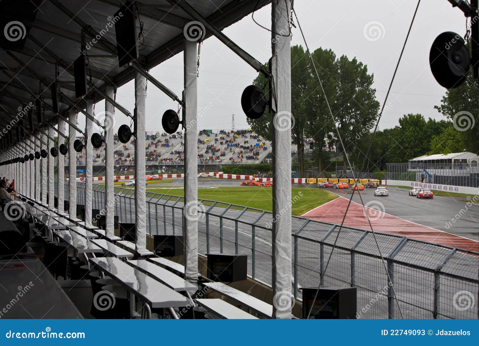 The Pits at Montreal Grand Prix Editorial Stock Photo - Image of ...