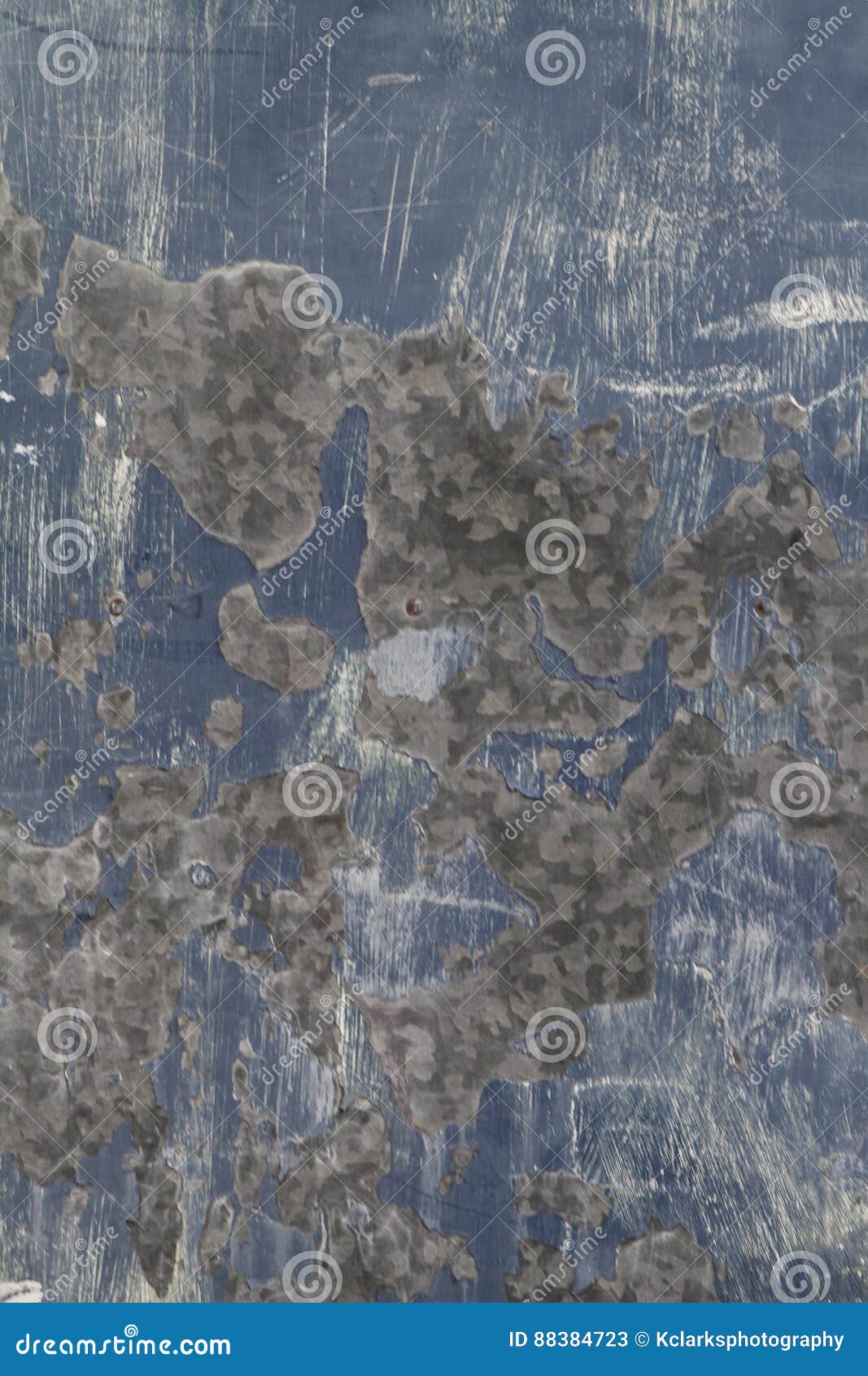 Pitted Blue Metal Panel Grunge Texture Stock Image - Image of panel ...