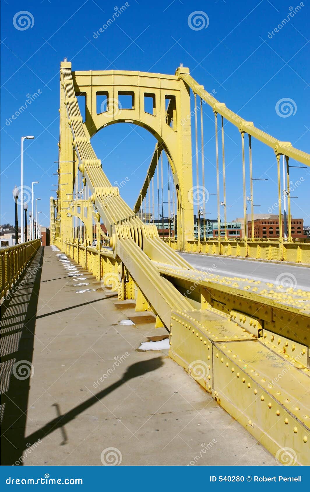 Pittsburgh Bridge stock photo. Image of american, rivers - 540280