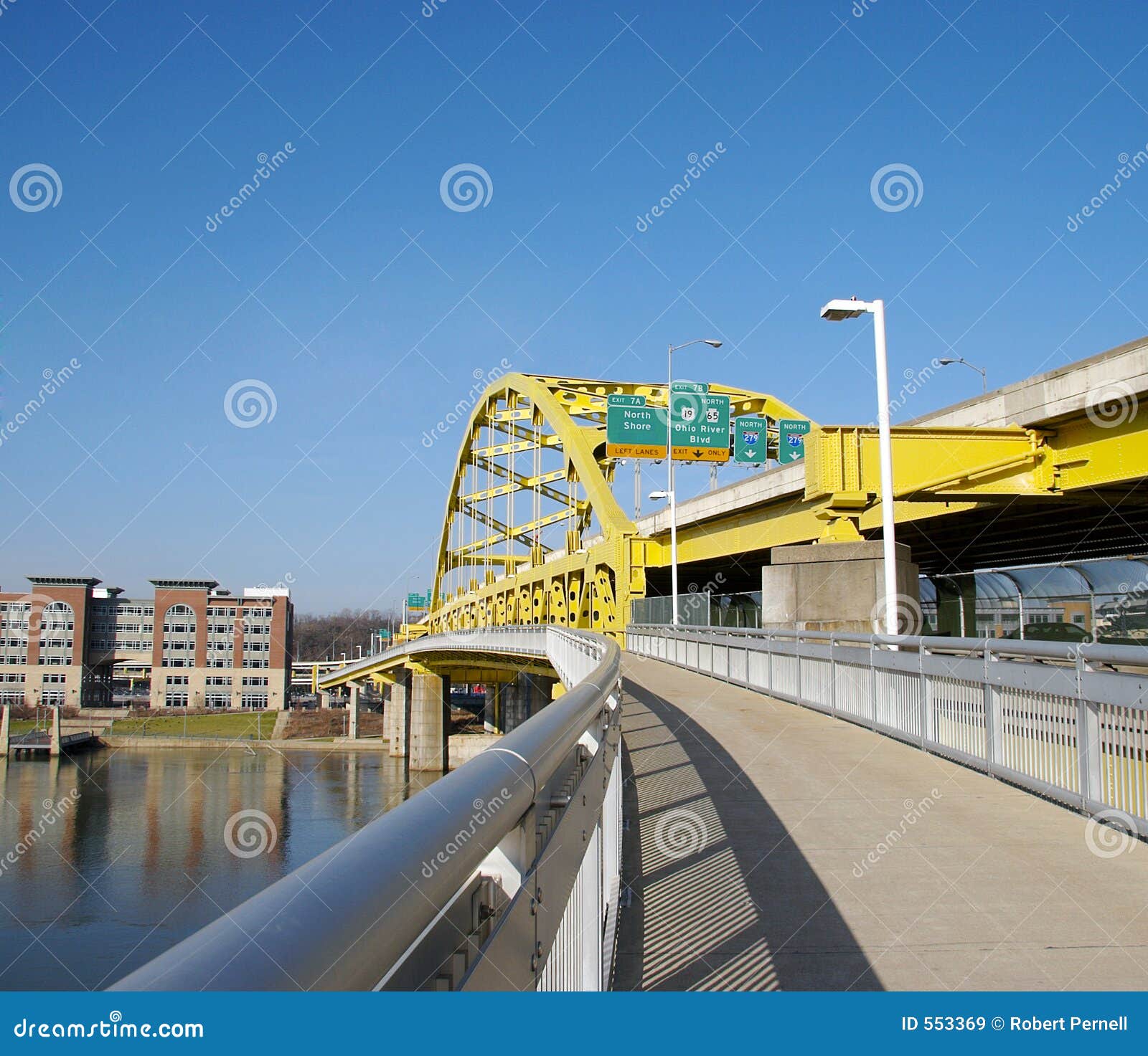 Pittsburgh Bridge stock image. Image of america, rivets - 553369