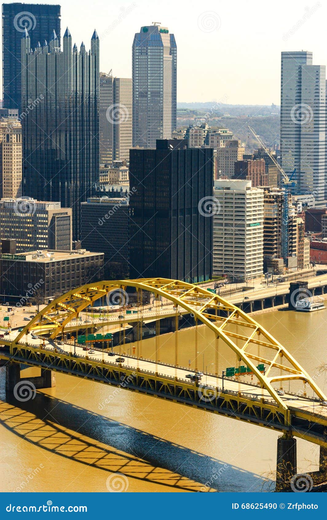 Pittsburgh Downtown editorial image. Image of downtown - 68625490