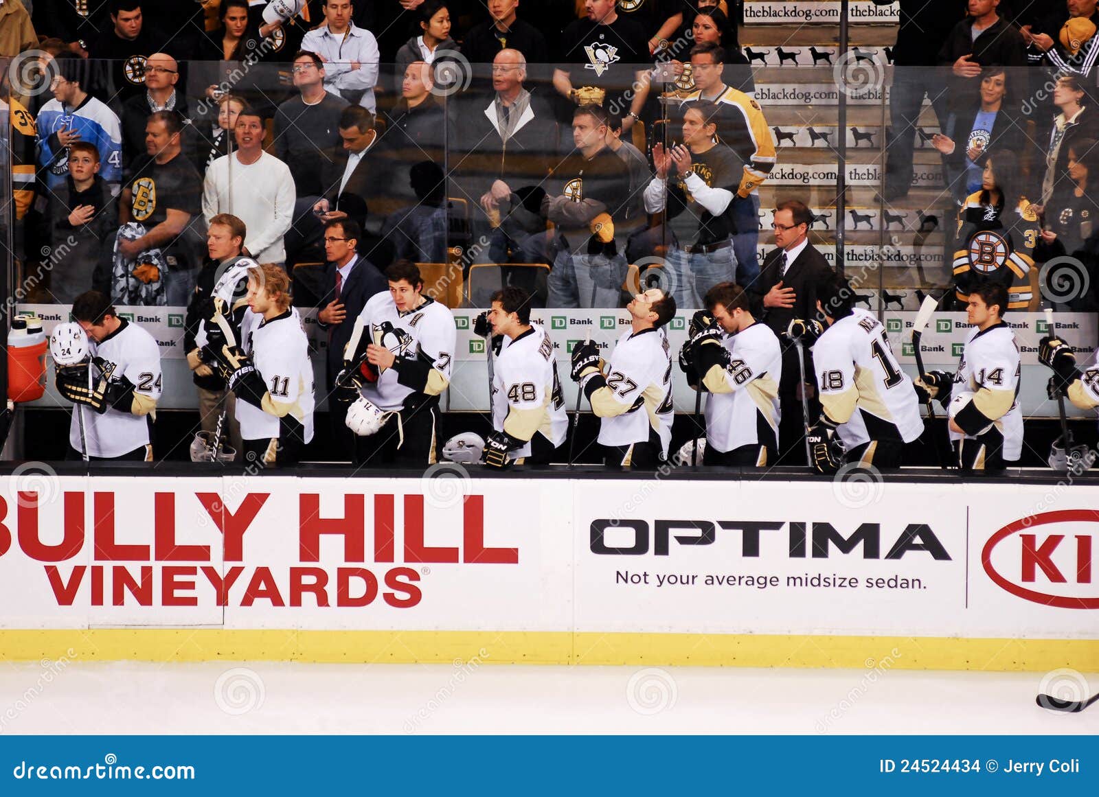 Pittsburgh Penguins bench editorial stock image. Image of coaches ...