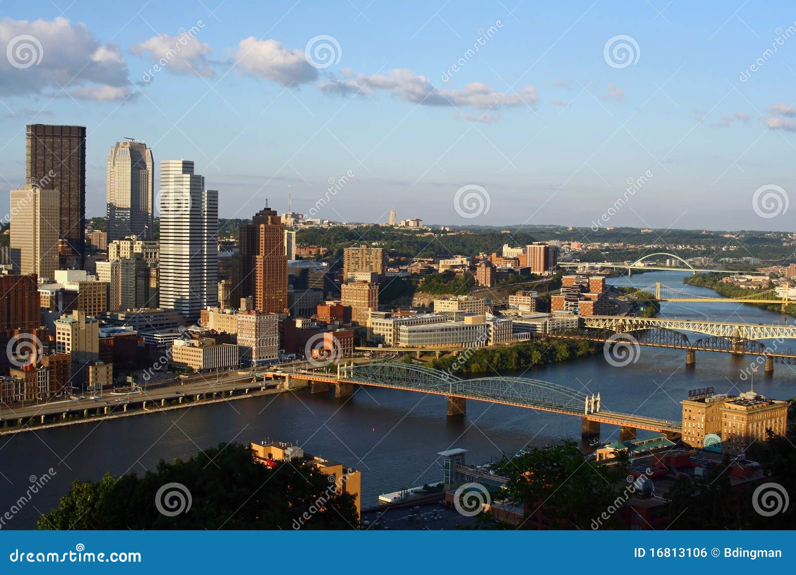 Pittsburgh, Pennsylvania stock photo. Image of metropolis - 16813106