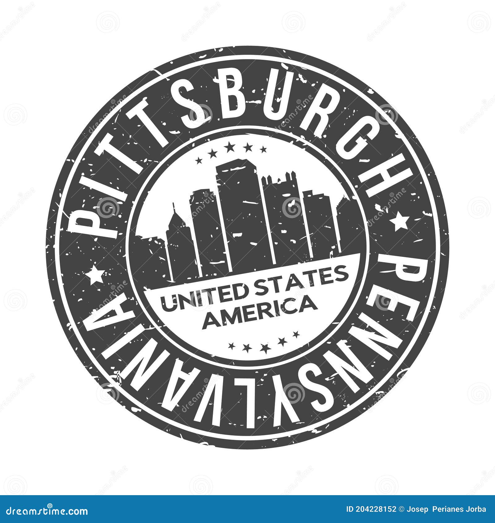 Pittsburgh Pennsylvania USA Stamp. Logo Icon Symbol Design Skyline City ... Pittsburgh Pennsylvania USA Stamp. Logo Icon Symbol Design Skyline City ...