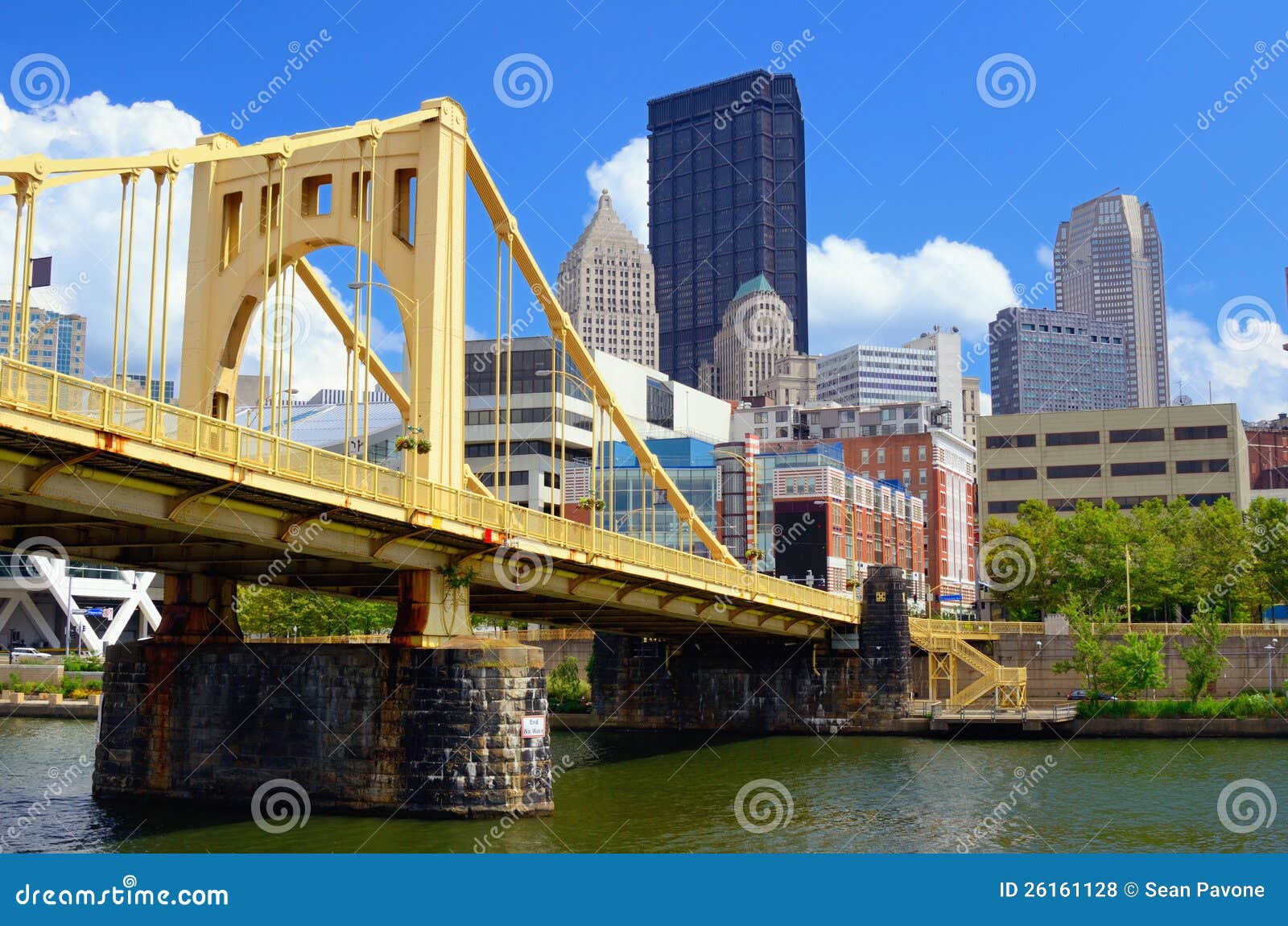 Pittsburgh Waterfront stock photo. Image of point, cityscapes - 26161128