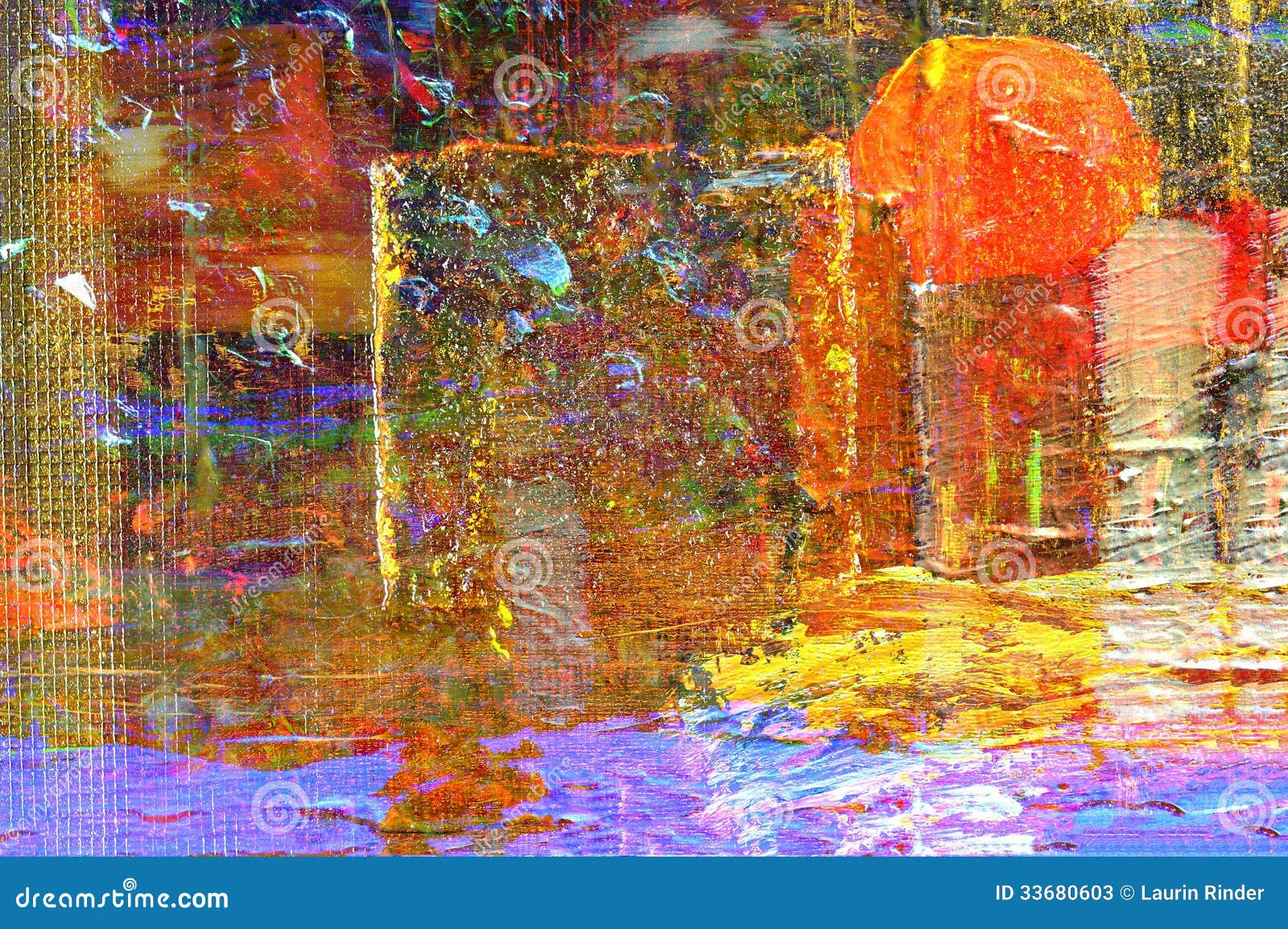 Pittura a olio immagine stock. Immagine di riflessione - 33680603