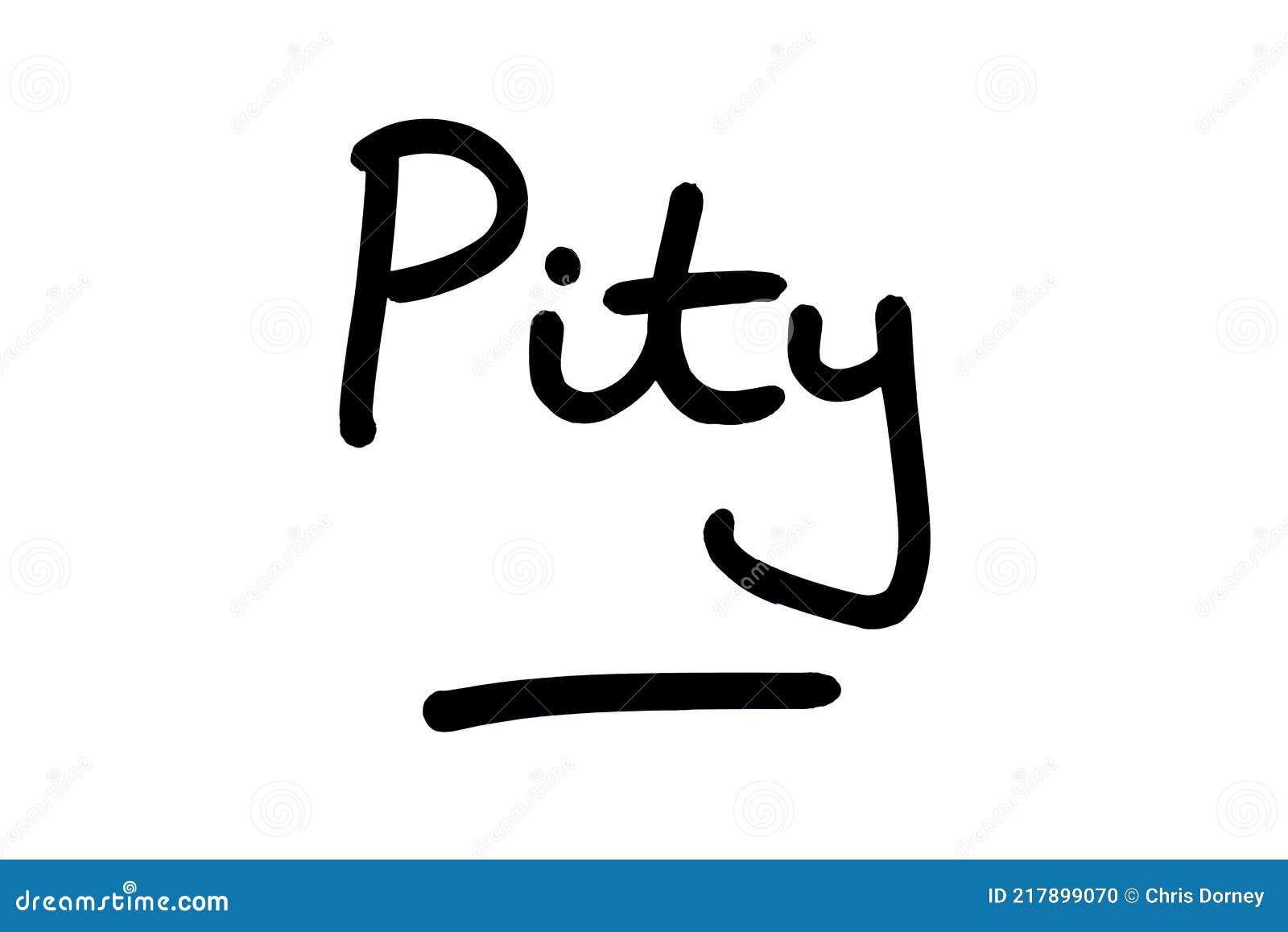 Pity stock illustration. Illustration of condolence - 217899070