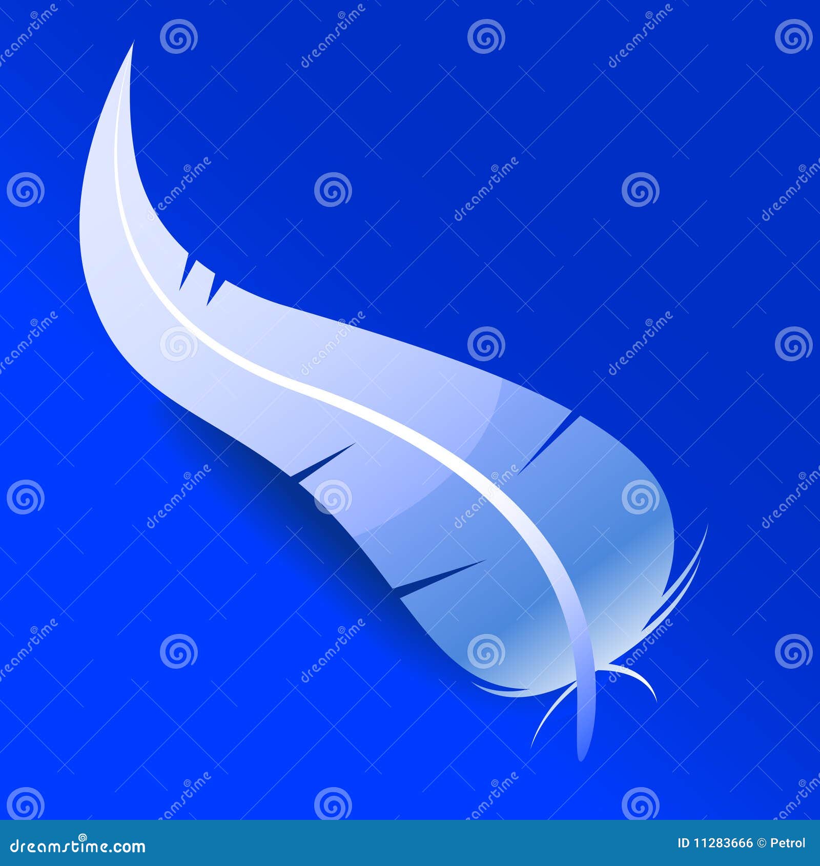 Piuma di vettore illustrazione vettoriale. Illustrazione di fragilità ...