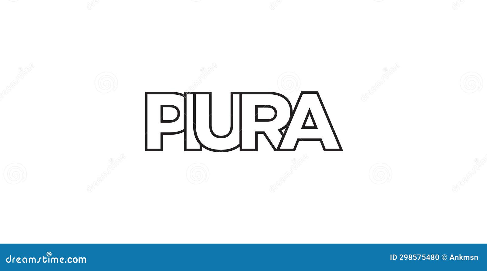 Piura in the Peru Emblem. the Design Features a Geometric Style, Vector ...