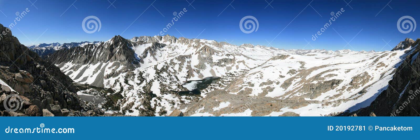 Piute Pass overlook stock image. Image of panoramic, piute - 20192781