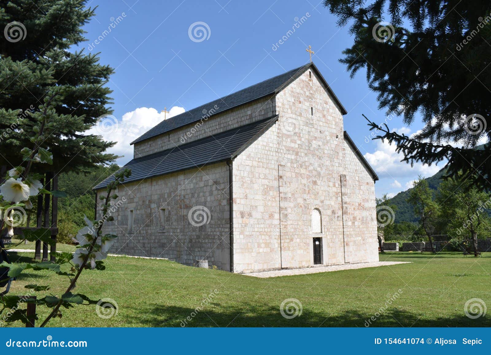The Piva Monastery,located in the Village of Goransko Stock Photo ...